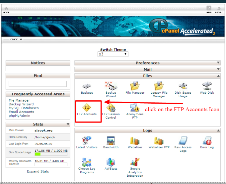 Creating FTP Account in cPanel | creativeON