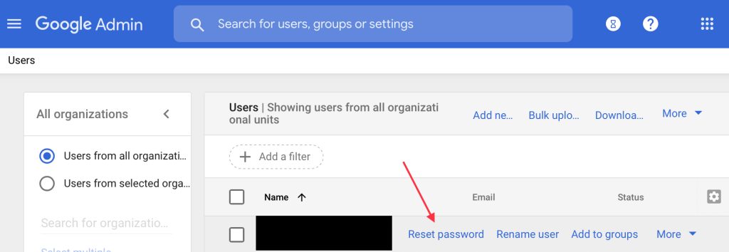 Change User Passwords in Google Workspace | CreativeON